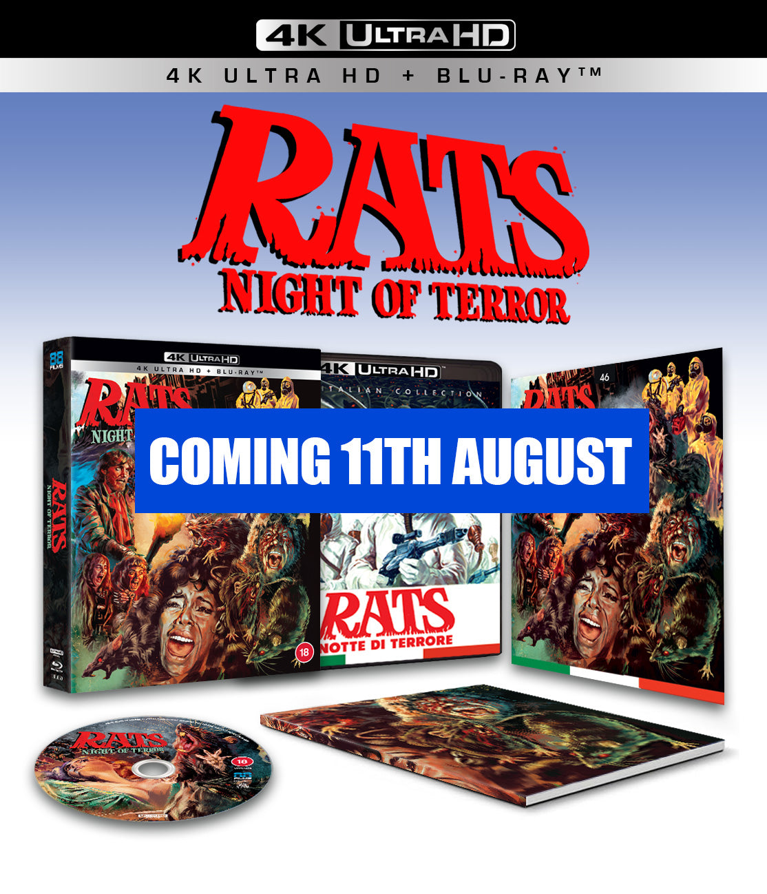 Rats: Night Of Terror - Deluxe Limited Edition [UHD + Blu-ray] - The I ...